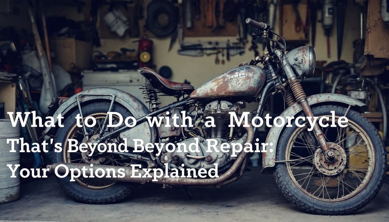 What to Do with a Motorcycle That’s Beyond Repair: Your Options ...
